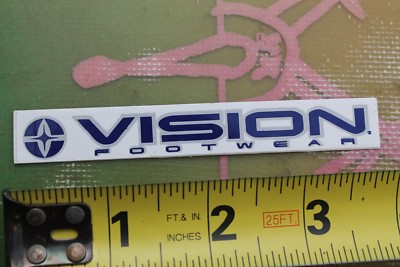 VISION Skateboard Footwear Street Wear Vintage Skateboarding STICKER | eBay