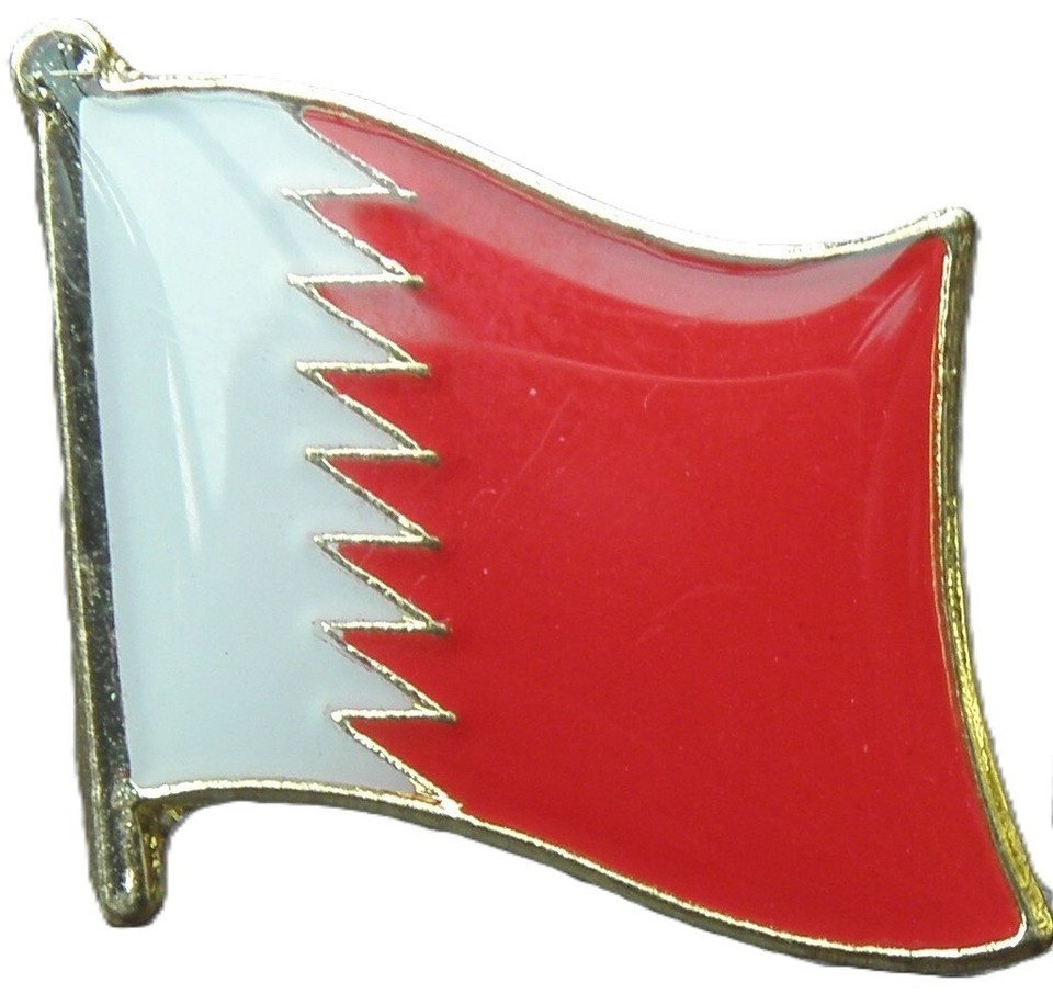 Bahrain Flag Pin Badge Brooch Kingdom Mamlakat al-Baḥrayn مملكة الب | eBay