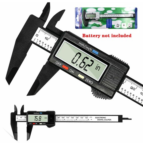 Digital Vernier Caliper Micrometer Electronic Ruler Gauge Meter ...