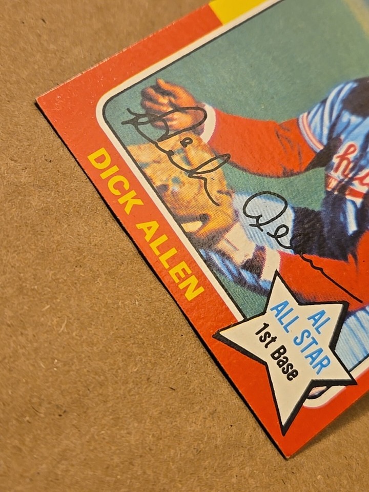 1975 Topps Baseball #400 Dick Allen 1st Basemen Chicago Whitesox MLB ...