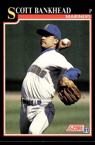1991 Score Baseball Card Scott Bankhead Seattle Mariners #817 | eBay