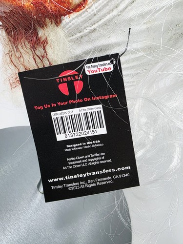 Tinsley Terrifier 3 Limited Edition Art the Clown Santa Mask - Brand ...