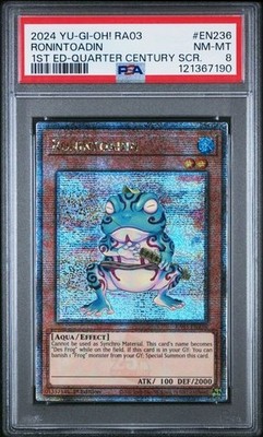 Ronintoadin *PSA 8* RA03-EN236 *Quarter Century Secret Rare* Yugioh | eBay