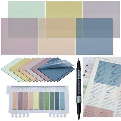 800Pcs Transparent Sticky Notes, 3"x3" Clear Sticky Notes, Waterproof ...