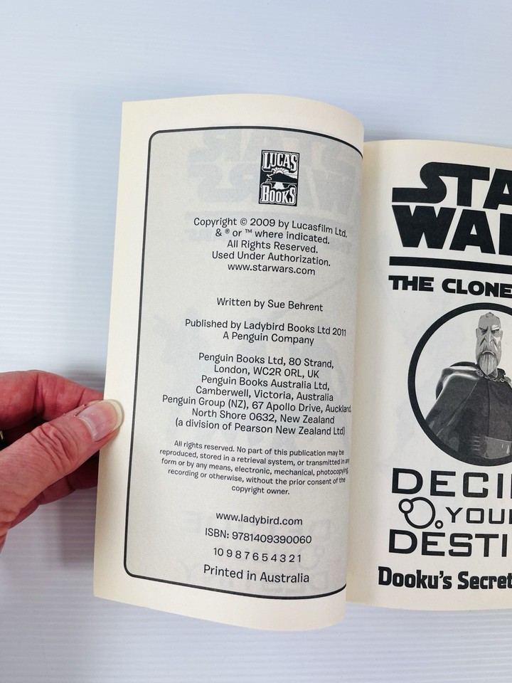 3 x Star Wars Decide Your Destiny Collection YA Paperback Novels Game ...