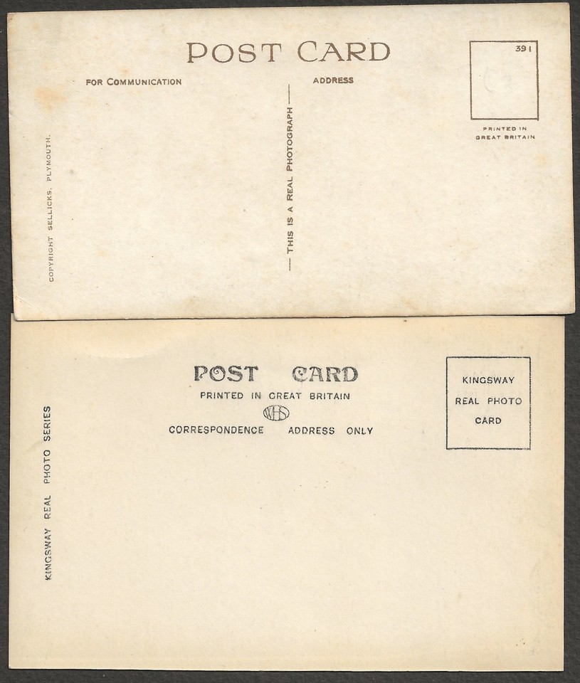 HMS REPULSE. TWO GENUINE PCs. ROYAL NAVY. DREADNOUGHT. BATTLESHIP ...