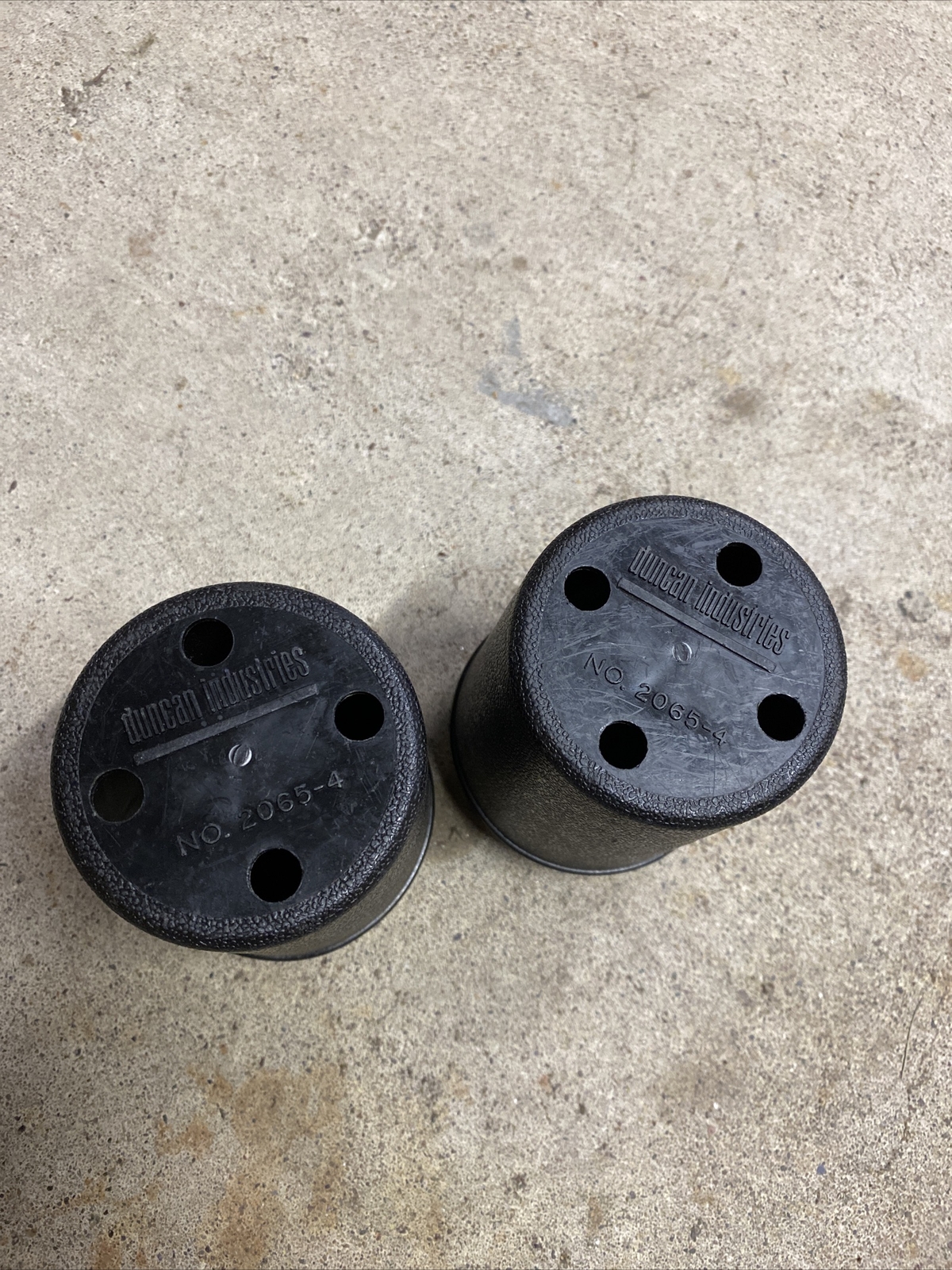 Lot Of 2 Plastic Parking Meter Coin Collector Cans for Duncan Meters ...