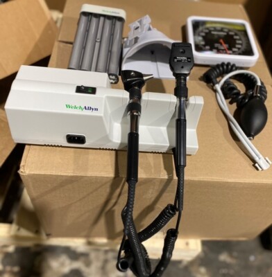 Welch Alleyn Oto-ophthalmoscope # 767 with cone dispenser & Blood ...