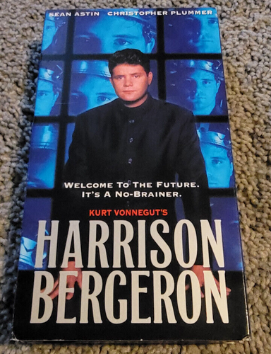 Harrison Bergeron 1995 Sean Astin Kurt Vonnegut Dystopia VHS Cassette ...