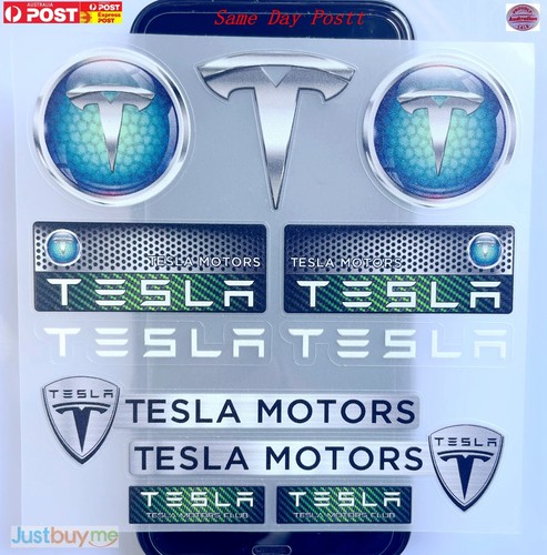 Car Decoration Vinyl Sticker TESLA MOTORS CLUB for TESLA | eBay Australia