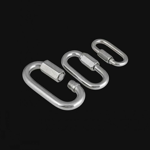 M3.5-M12 304 stainless steel quick connection Connector Carabiner Chain ...