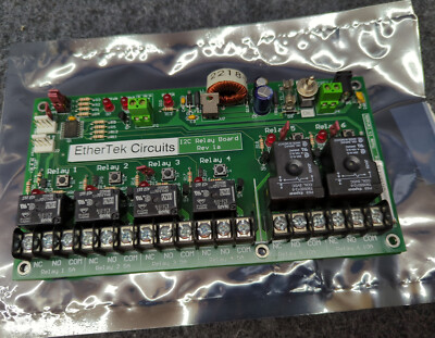 Remote Monitoring Systems EtherTek Circuits I2C Relay Board Rev 1a | eBay