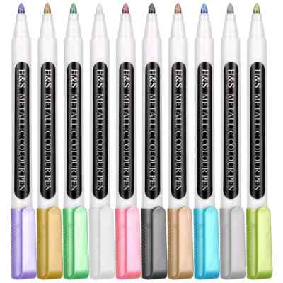 H&S Metallic Marker Stifte 10-teilig Zubehör Stift Set - Metallic | eBay.de