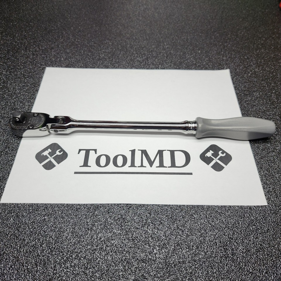 Snap-on Tools USA NEW DARK TITANIUM 3/8" Drive Long Flex Head Ratchet ...