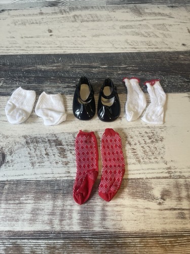 PLEASANT COMPANY American Girl Doll MOLLY Shoes & Socks Set - Complete ...