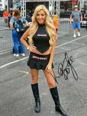 VRHTF NHRA NHRA Kim Bogle Traxxas Girl 2015 St. Louis 8x10 Autographed ...