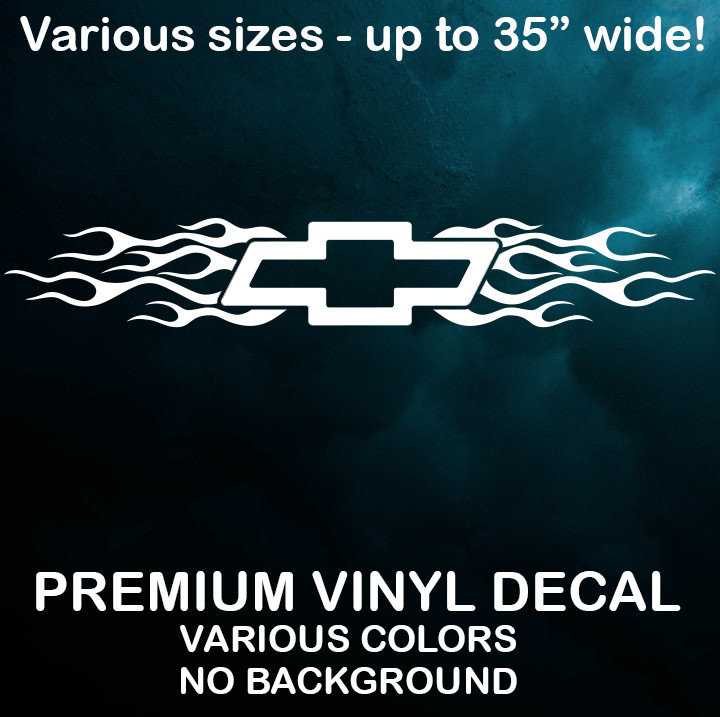 Chevy Logo With Flames