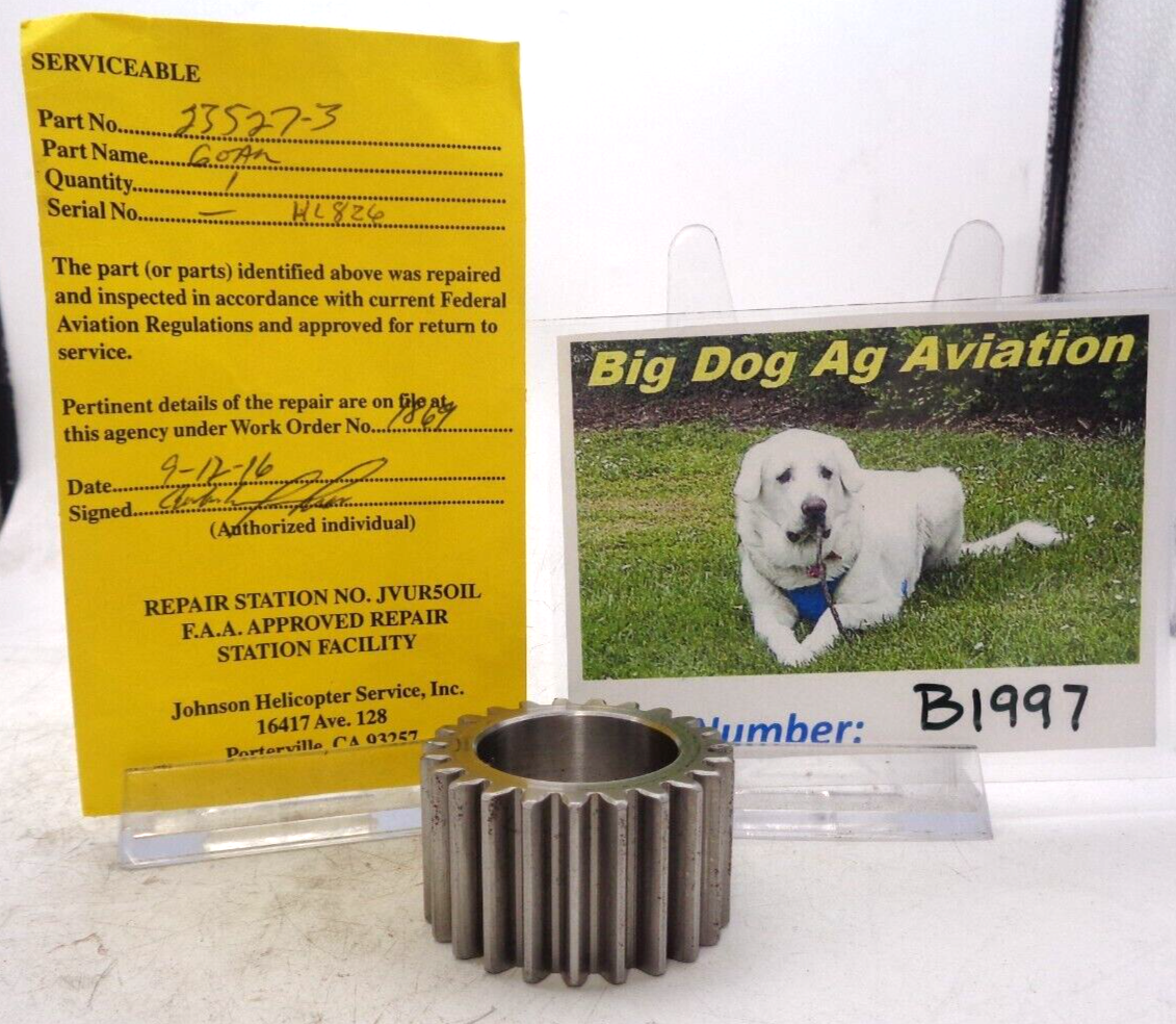 HILLER, 23527-3, GEAR, YELLOW TAG - SERVICEABLE, (B1997) | eBay