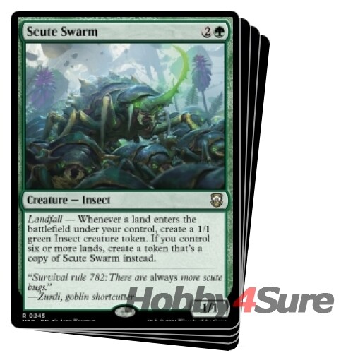 Scute Swarm X4 M/NM Magic: The Gathering MTG Modern Horizons 3 ...