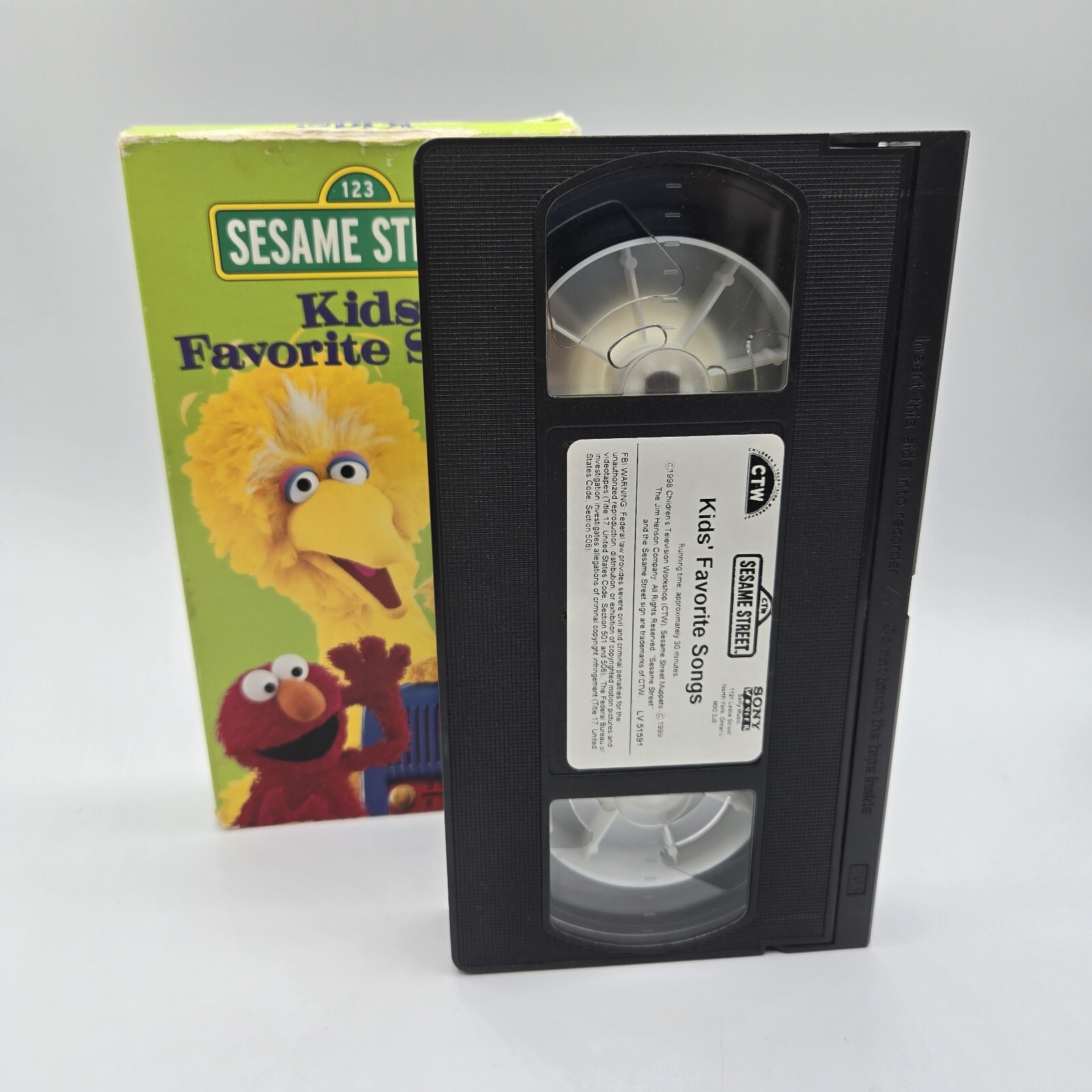 Sesame Street: Kids' Favorite Songs (VHS, 1999, Sony Wonder) Elmo, The ...