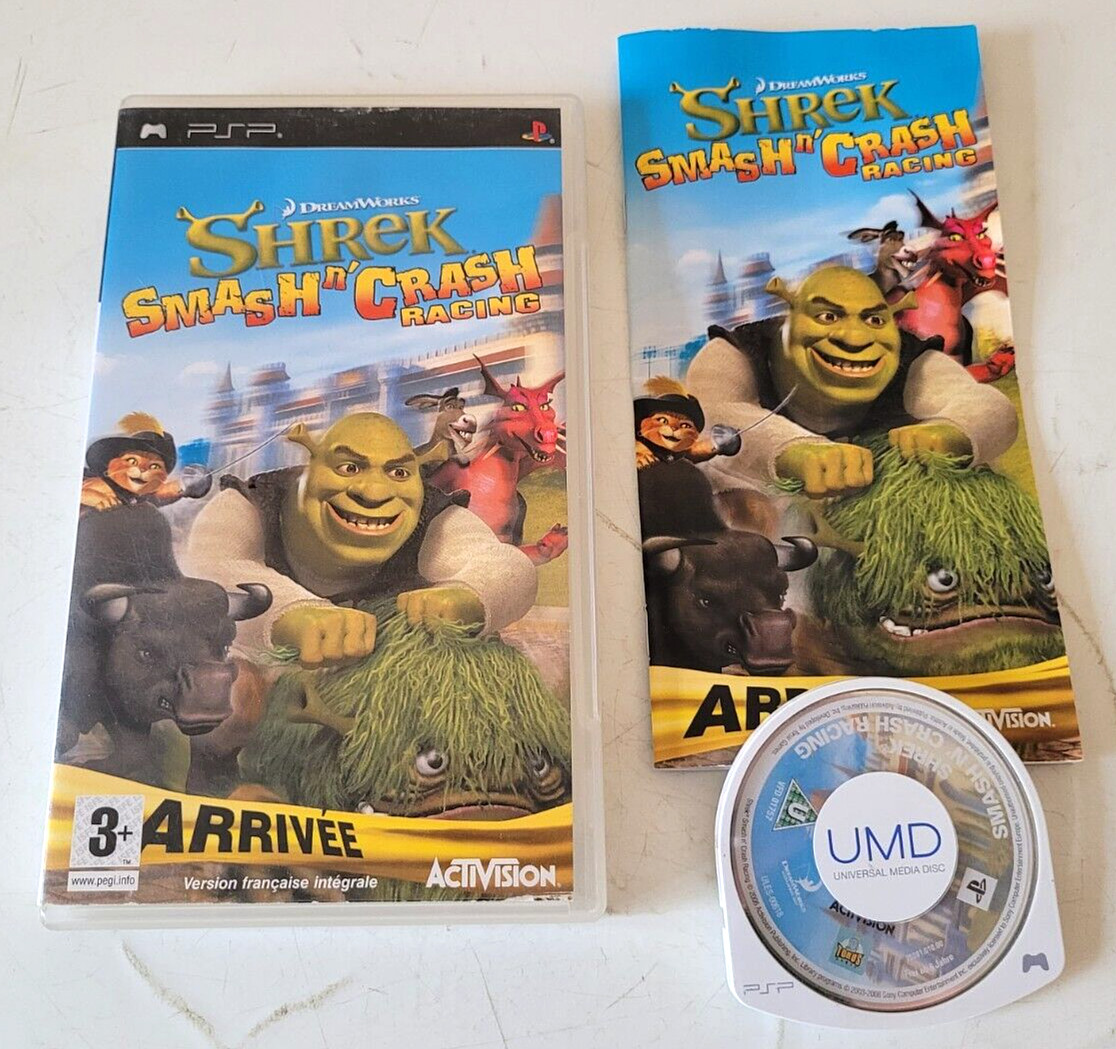 Shrek Smash n' Crash Racing PSP - Prix - Photo - Présentation