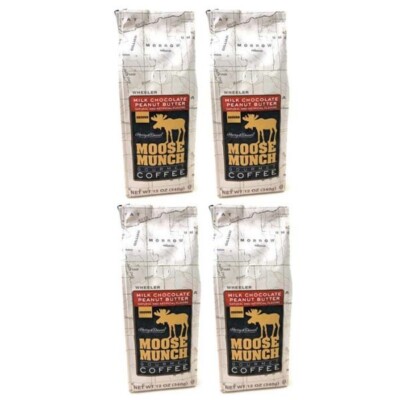 Harry & David Moose Munch Milk Choc Peanut Butter Ground Gourmet Coffee ...