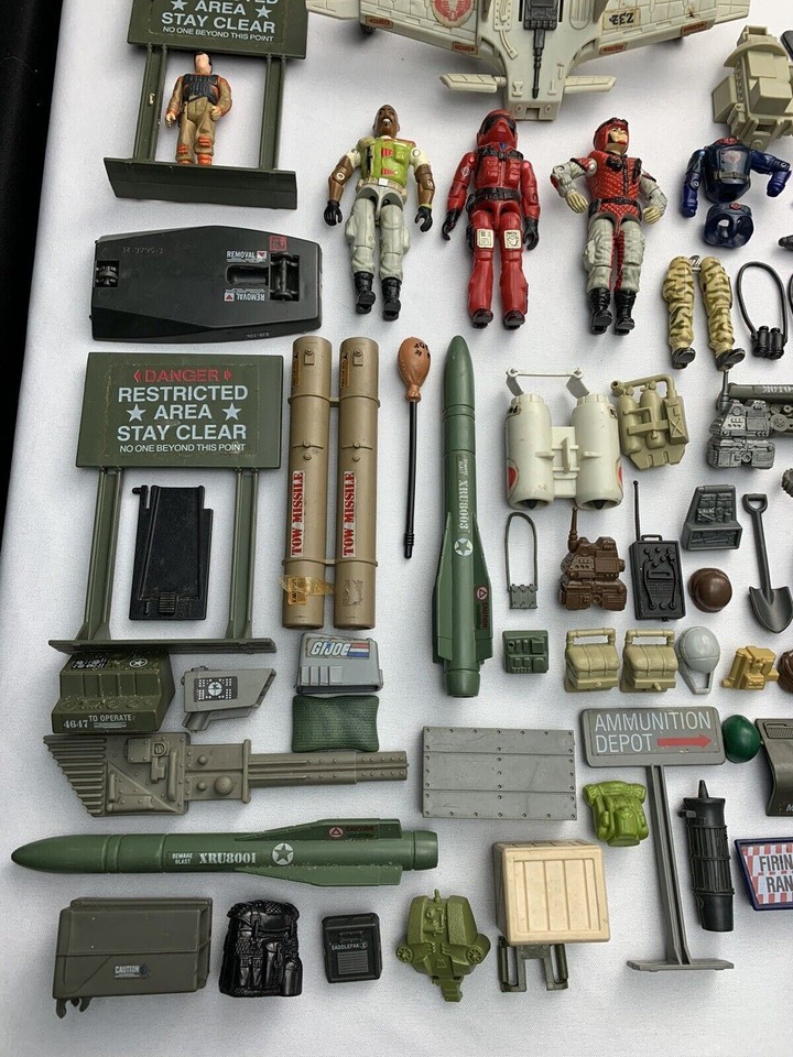 Vintage 1980s GI JOE Toy Collection LOT / FIGURES, Accessories ...