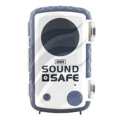 GME SS001W Sound Safe White Case Waterproof Amplified | eBay Australia