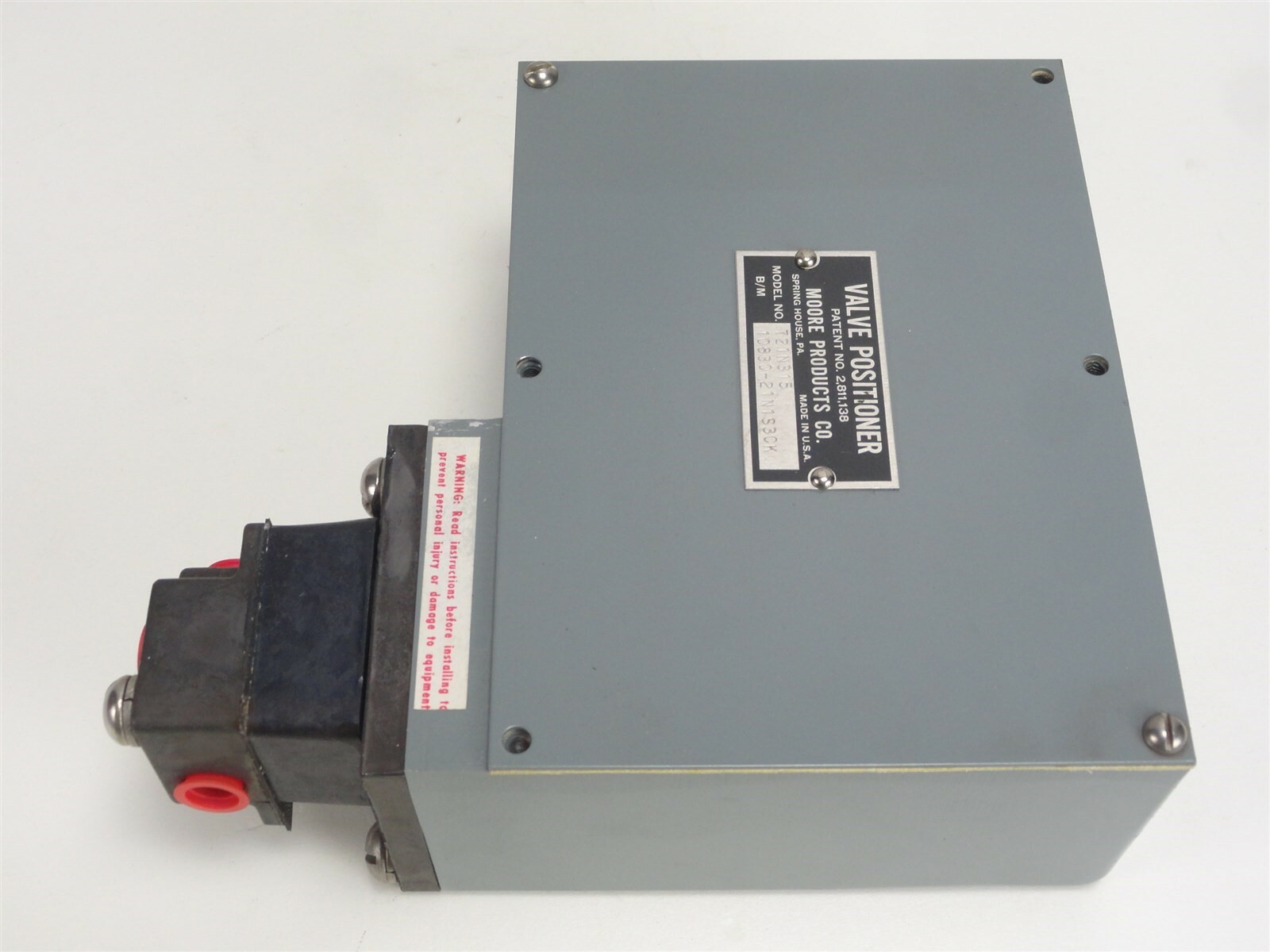 SIEMENS MOORE - VALVE POSITIONER - PN: 721N315 w/ Instructions (NEW in ...