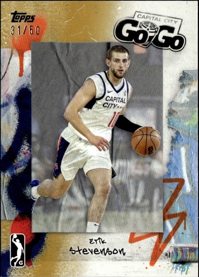 2024-25 Topps G-League - Erik Stevenson #16 Gold /50 (RC) for sale ...