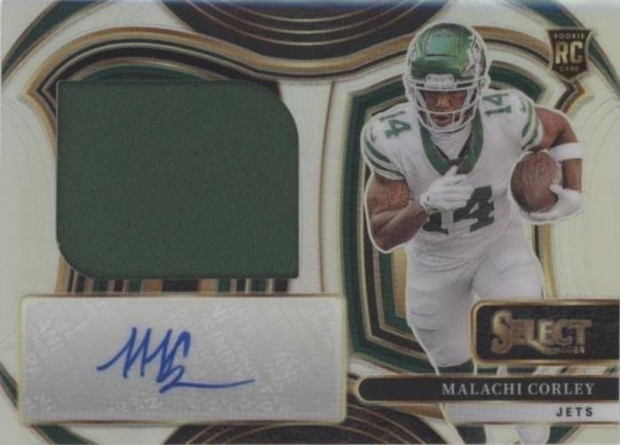 2024 Panini Select - Jumbo Rookie Signature Swatches Malachi Corley # ...