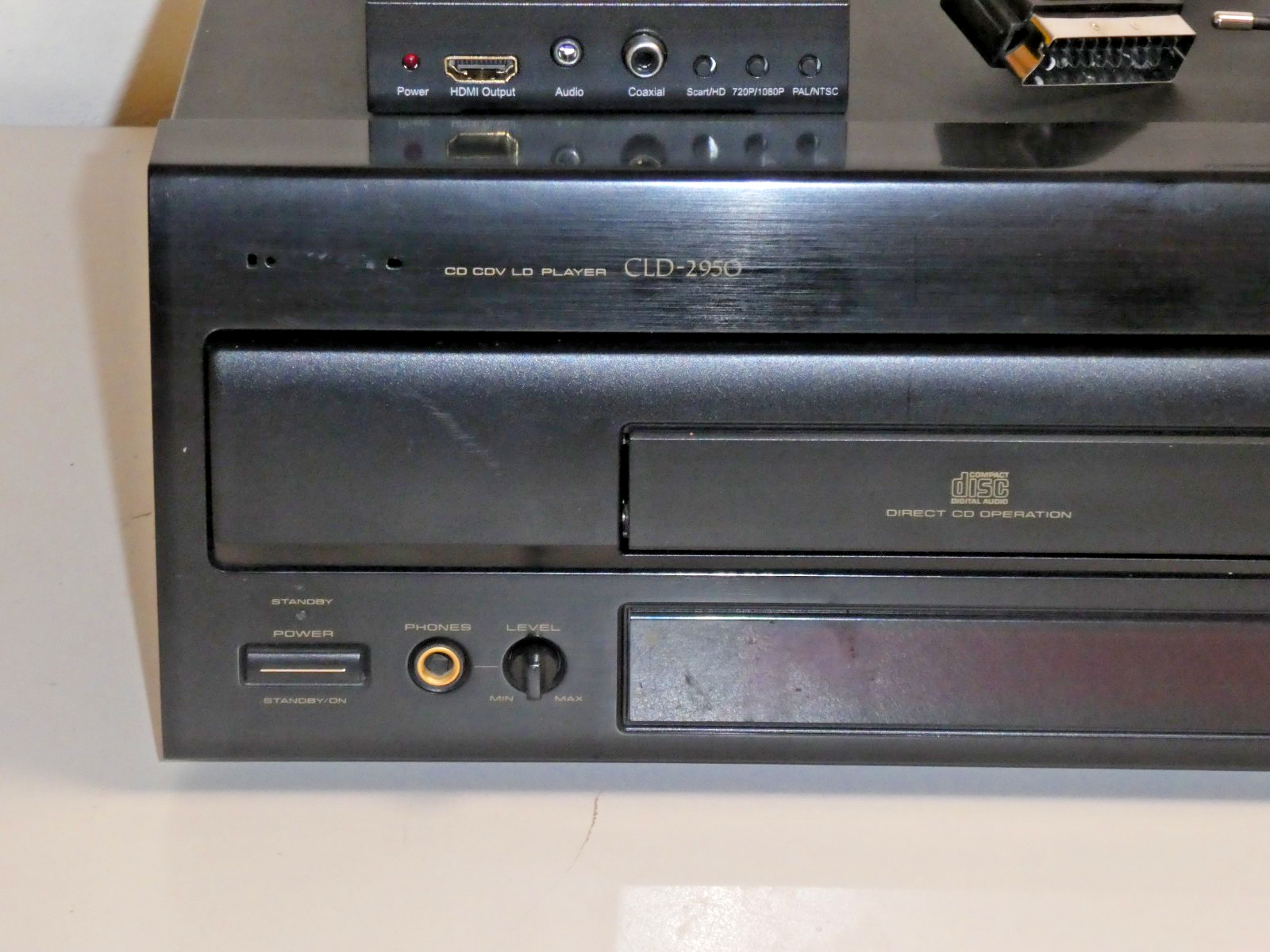 Pioneer CLD-2950 High-End LaserDisc / LD Player, FB & HDMI-Konverter 2J ...