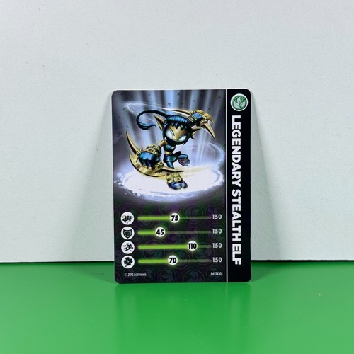 Skylanders GIANTS Card: LEGENDARY STEALTH ELF Character Card Skylanders ...