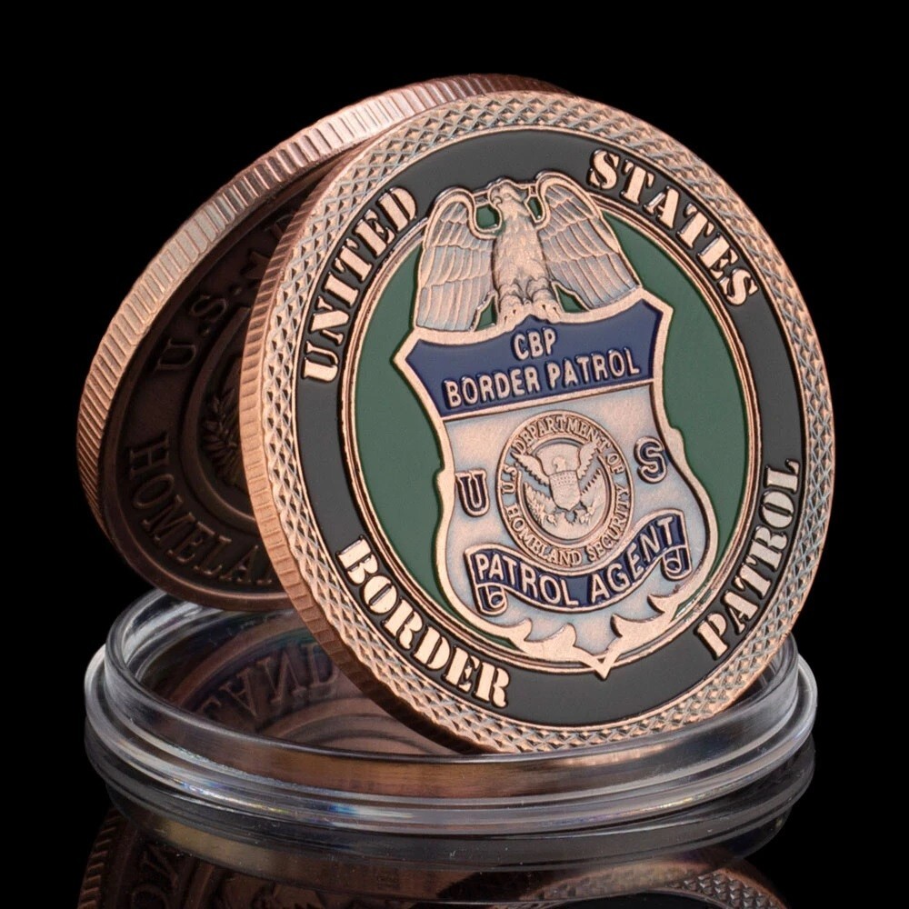 Border Patrol CPB Challenge Coin #1 (NSA DOJ CIA FBI DNI Trump Biden ...