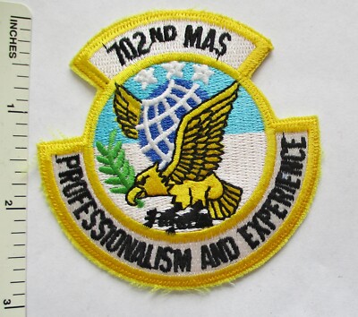 702nd MAS MILITARY AIRLIFT SQUADRON US AIR FORCE PATCH Original USAF | eBay