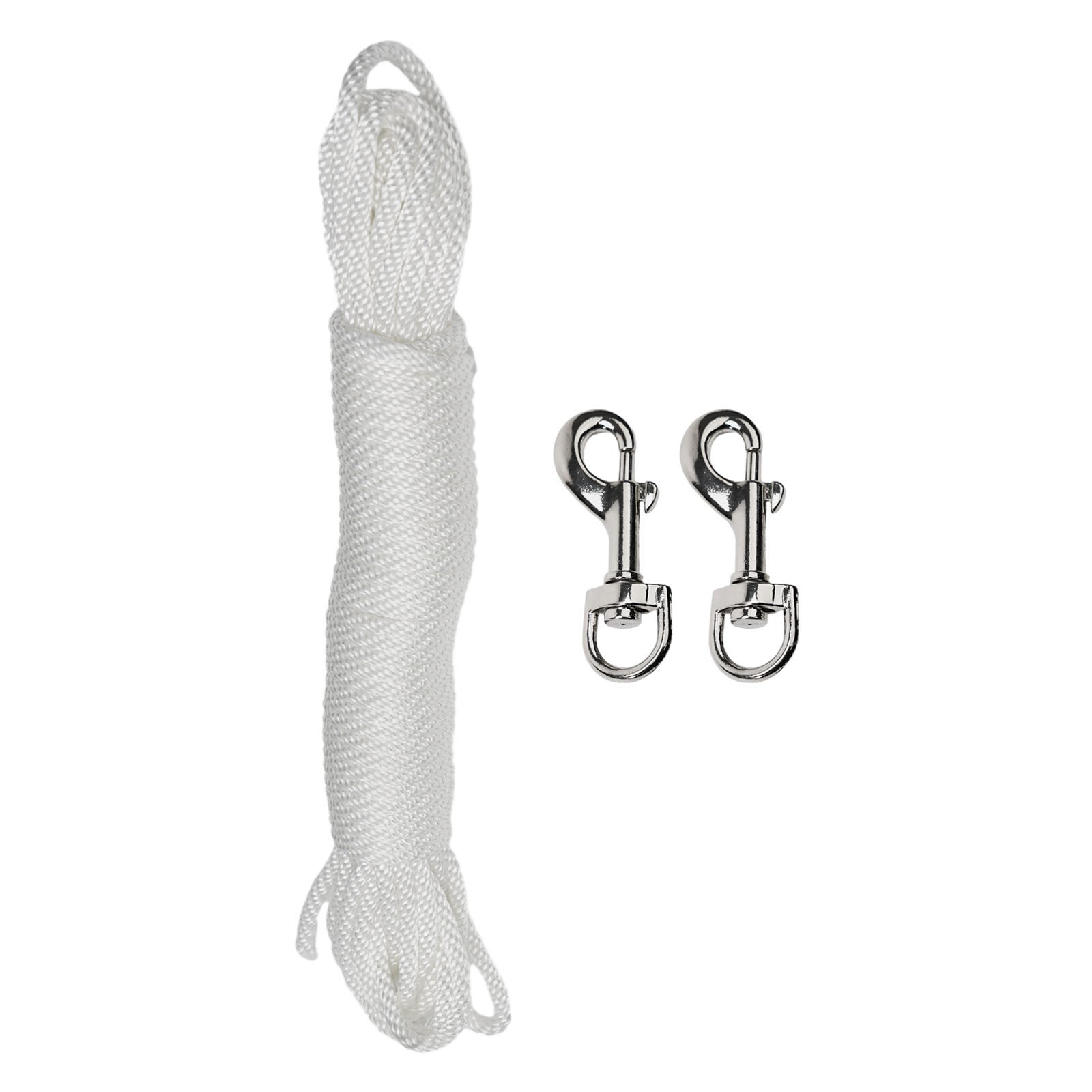 High-quality Flag Rope Clips Clips Kit Durable Flag Pole Tie Pull Swing ...