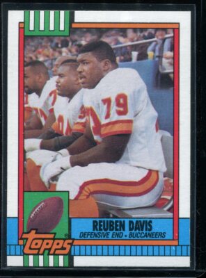 1990 Topps Football Reuben Davis #413 Tampa Bay Buccaneers | eBay