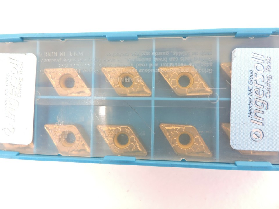 New Ingersoll DNMG 110408 FG TT8115, 10pack Carbide Inserts, Part ...