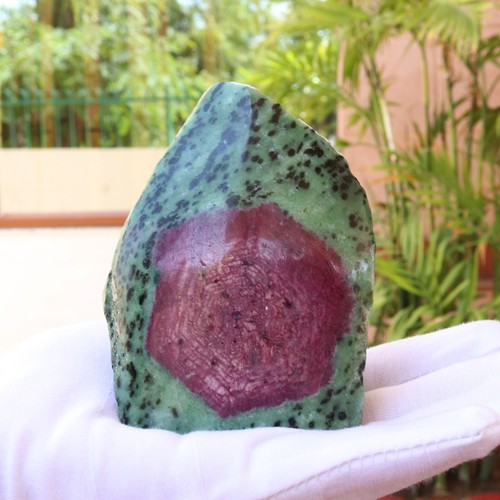 610g Rare Natural Ruby Zoisite Crystal Gemstone Decor Rough Mineral ...