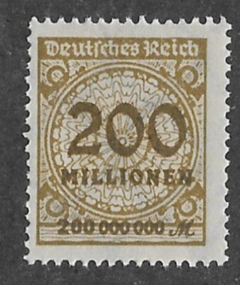 MNH stamp 200,000,00 Marks Scott #291 Weimar German Republic 1923 | eBay