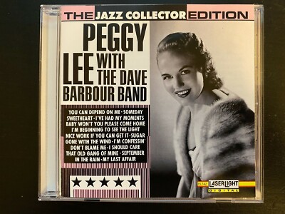 Peggy Lee with the Dave Barbour Band by Peggy Lee (Vocals) (CD, Aug ...