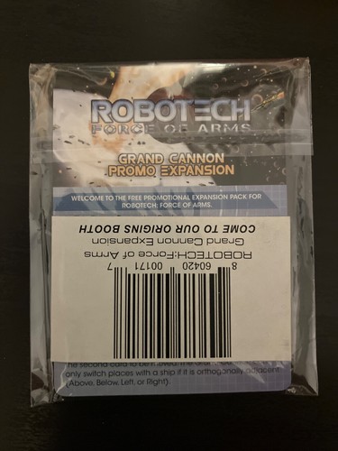 Robotech Force Of Arms Game Grand Cannon Expansion Promo Set (6 Cards ...