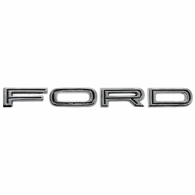 1966-1967 Ford Falcon Hood 1966 Ranchero Tailgate "F O R D" Letters ...