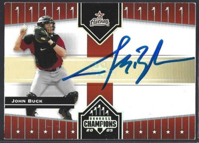 2005 Donruss Champions Impressions #304 John Buck IP autograph signed ...