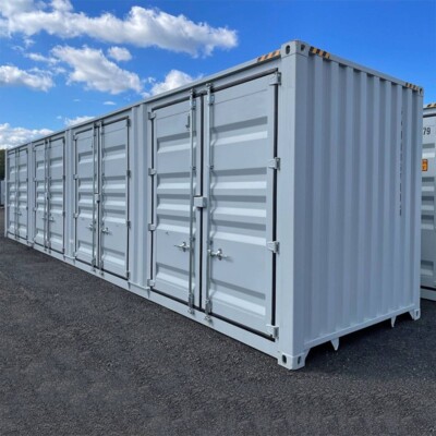 40ft High Cube Side Open Storage Shipping Container w/4 Side Doors | eBay