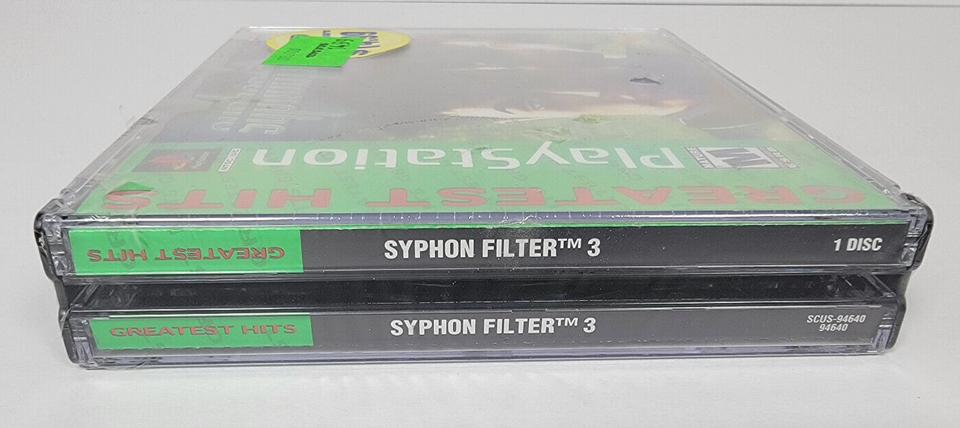 Syphon Filter 3 (Sony PlayStation 1, PS1, 2001) New, Sealed (Read ...