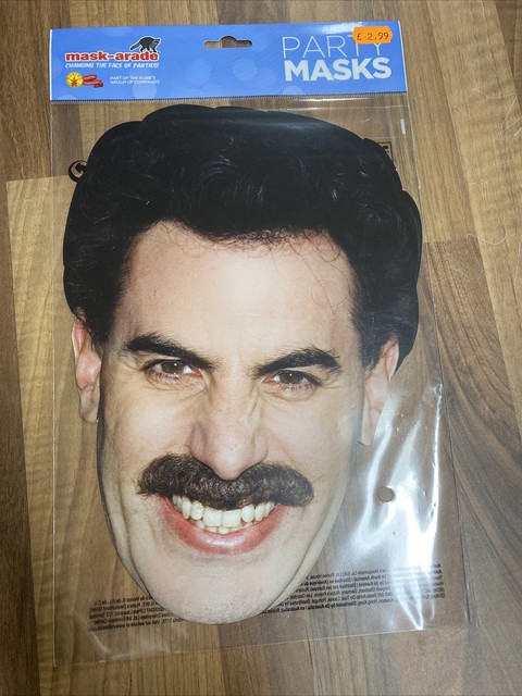 Borat Celebrity Face Mask 23x31cm for sale online | eBay