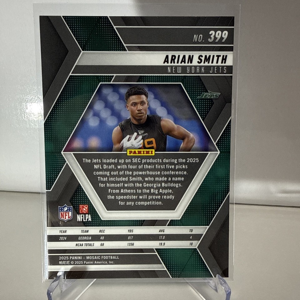 2025 Panini Mosaic Arian Smith RC Rookie Base | eBay