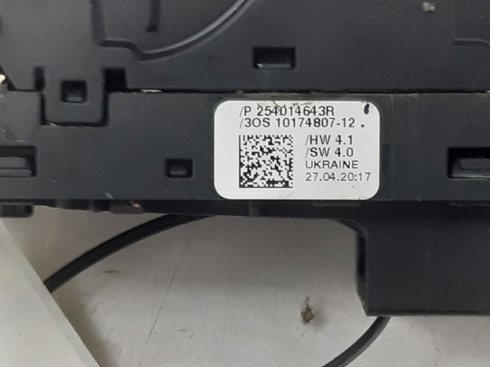 SWITCH FOR ELECTRIC WINDOW REGULATOR RENAULT CAPTUR II (RJB) 2020 ...