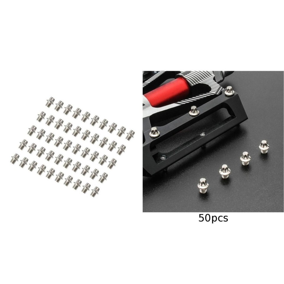 50Pcs Bicycle Pedal Pins Bolts Bike Hex Pedal Pin Screws-Set ...